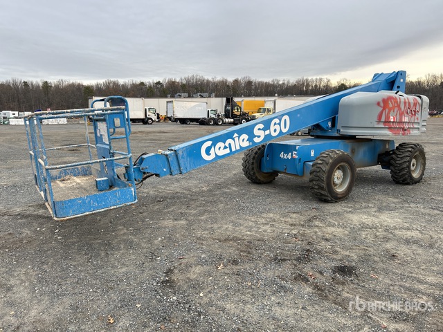 2000 Genie S60 4WD Diesel Piattaforma monobraccio | Ritchie Bros ...