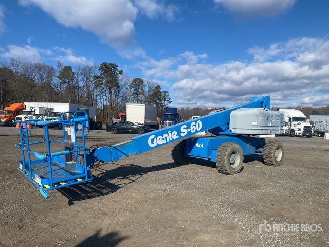 2000 Genie S60 4WD Diesel Telescopic Boom Lift | Ritchie Bros. Auctioneers