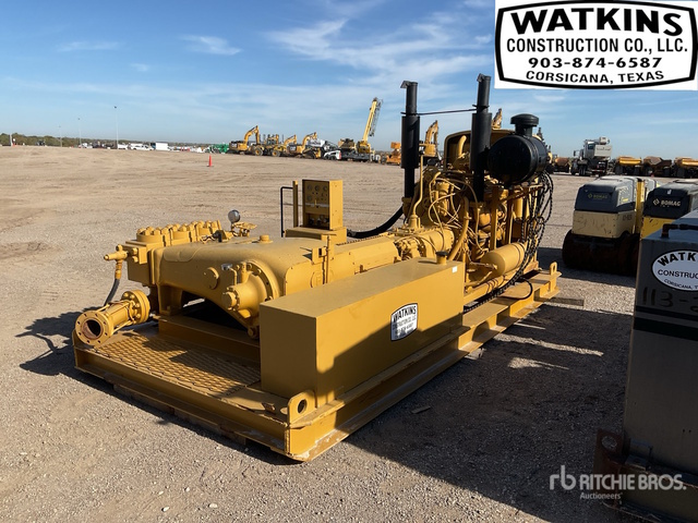 Wheatley HP-250H Skid Mounted Triplex Test Pump | Ritchie Bros. Auctioneers