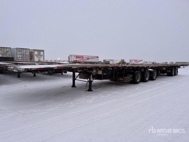 2015 Lode King 32 ft Super B-Train Lead Flatbed Trailer | Ritchie Bros ...