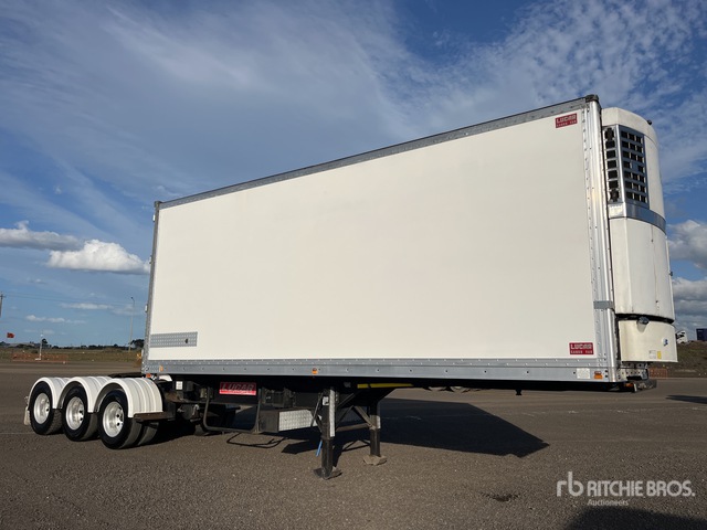 2003 Lucar 7.2 m Tri/A B-Double Lead Rollback Refrigerated Trailer ...