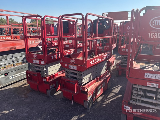 2018 MEC 1330SE Electric Elevador de tijera | Ritchie Bros. Auctioneers