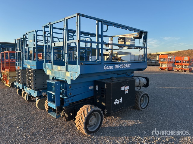 2015 Genie GS-2669RT 4x4 LPG Scissor Lift | Ritchie Bros. Auctioneers