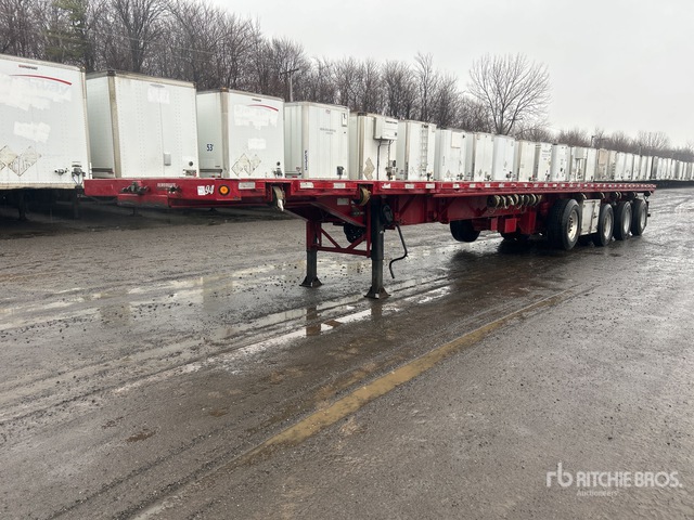 2009 Manac Quad/A 53 ft Extendable Flatbed Trailer | Ritchie Bros ...