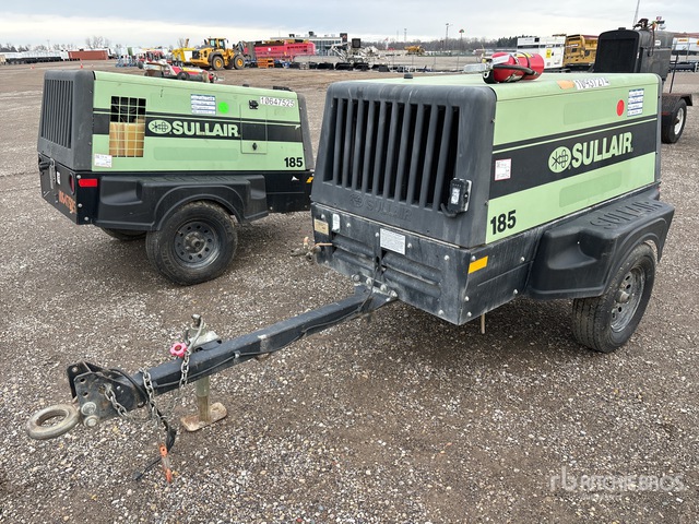 2018 Sullair 185DDPQKU4F 185 cfm Mobile Air Compressor | Ritchie Bros ...