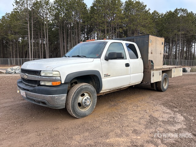 2002 Chevrolet Silverado 3500 4x2 Extended Cab Camión Caja Abierta ...