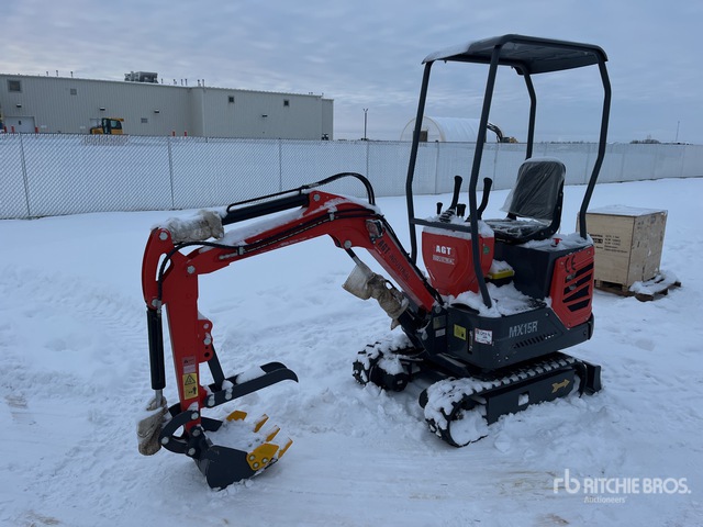 2024 AGT MX15R Mini Excavator (Unused) | Ritchie Bros. Auctioneers