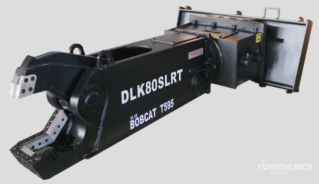 2024 DLK DLK80SLRT Skid Steer Rotating Demolition Shear Cisaille ...