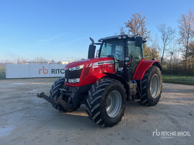 2013 Massey Ferguson 7615 Dyna-VT Efficient 4x4 Tracteur Agricole 4WD ...