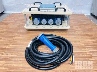 LEX 30KW 200 Amp Power Distribution Spider Box & 100 Amp Hubbell Cord ...