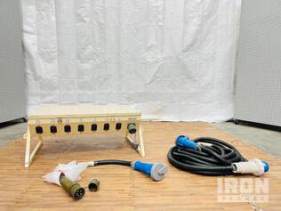 60 Amp Square D Power Distribution Breaker Panel with Cord & Adapter in ...