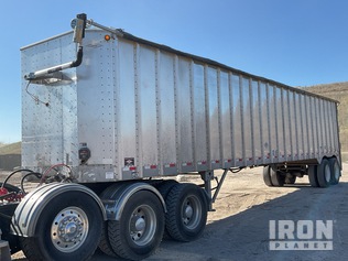 2016 Innovative Trailer SFS-45 45 ft T/A Aluminum Live Bottom Trailer ...