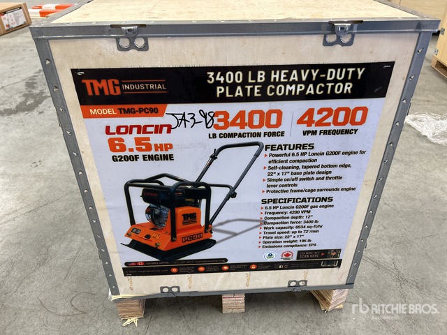 TMG PC90 Mini Vibratory Plate Compactor (Unused) | Ritchie Bros ...