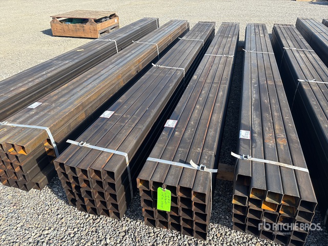 Quantity of (25) 2 3/4 in Square Gauge 12 Steel Pipe (Unused) | Ritchie ...