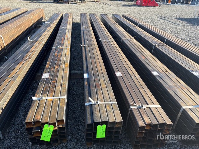 Quantity of (25) 2 1/4 in Square Gauge 12 Steel Pipe (Unused) | Ritchie ...
