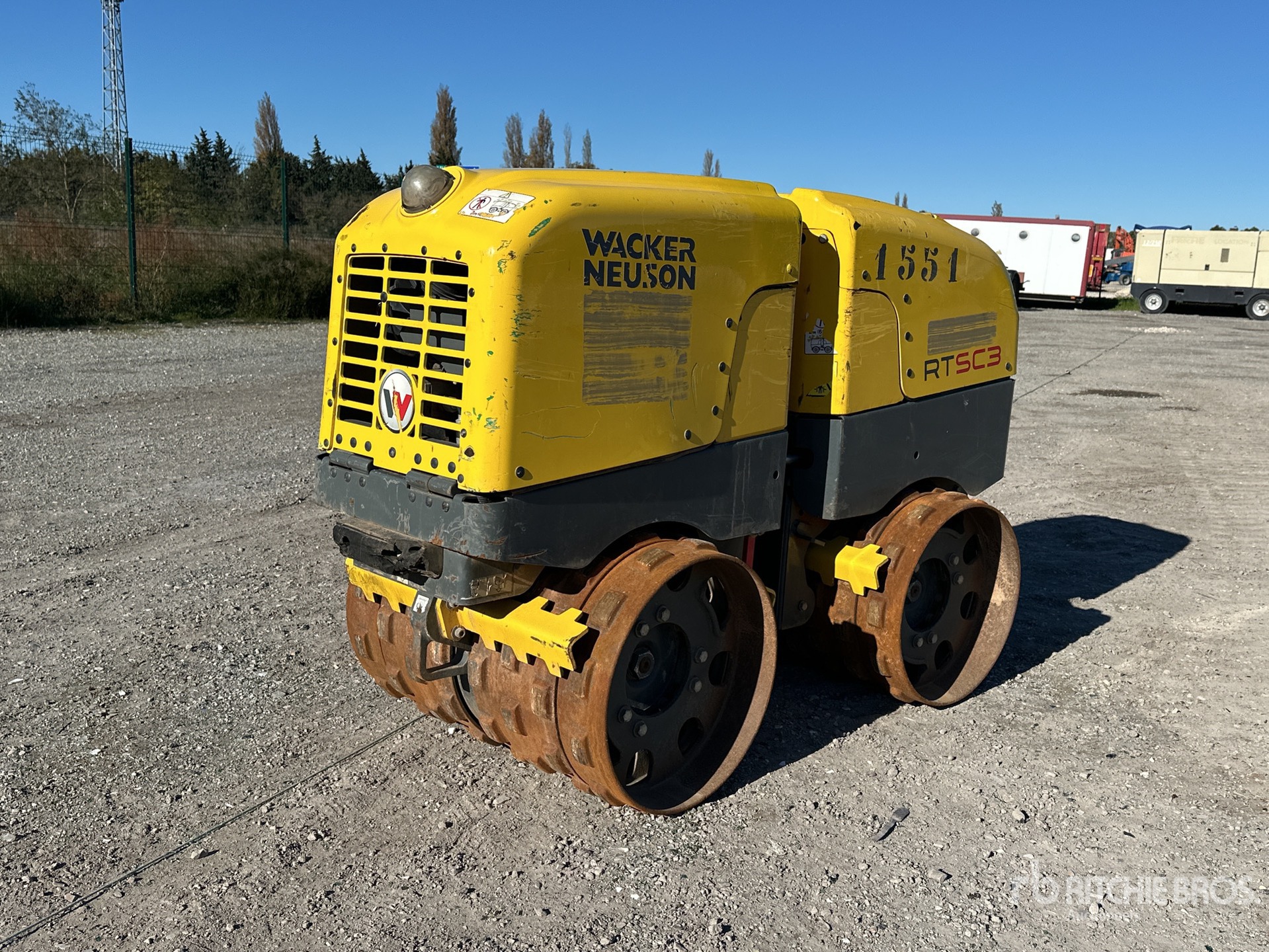 Ammann Rammax Compacteur De Tranchee Pied De Mouton Padfoot Rouleau de ...