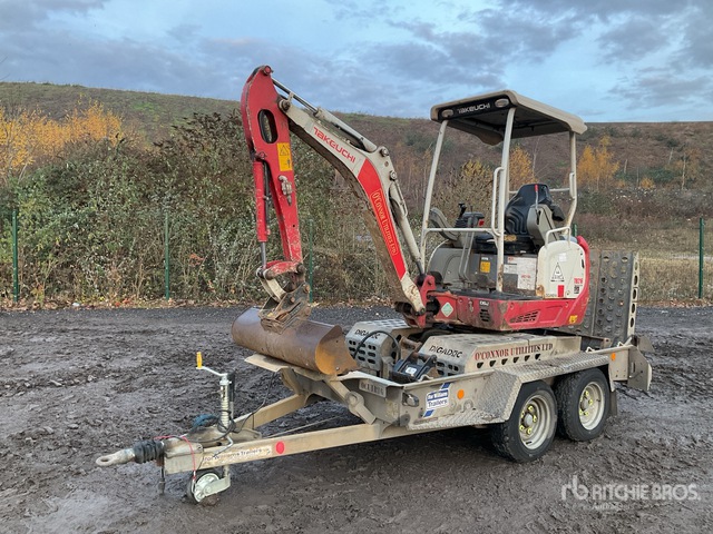 2019 Takeuchi TB216 Mini Excavator | Ritchie Bros. Auctioneers