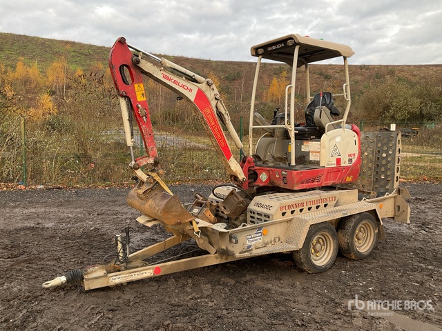 2019 Takeuchi TB216 Mini Excavator | Ritchie Bros. Auctioneers