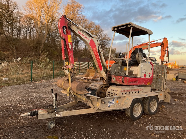 2019 Takeuchi TB216 Mini Excavadora | Ritchie Bros. Auctioneers