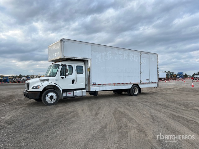 2018 Freightliner M2 106 4x2 Extended Cab Moving Camion fourgon ...
