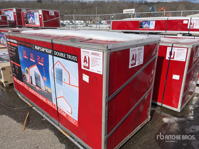 2025 HIlls Industrial 604024 60 ft x 40 ft Storage Building (Unused ...