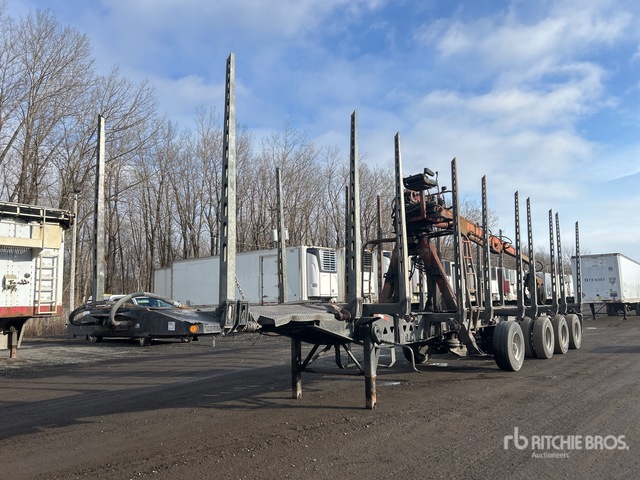 1999 Deloupe GB4 48 ft Quad/A Self-Loading Log Trailer | Ritchie Bros ...
