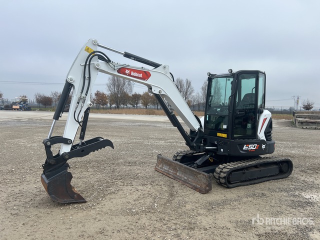 2022 Bobcat E50Z Long Arm Mini Excavator | Ritchie Bros. Auctioneers