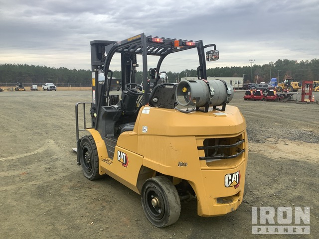 2021 (unverified) Cat GP50CN 9650 lb Pneumatic Tire Forklift in Butner ...