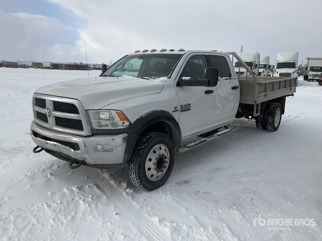 2017 Ram 5500 4x4 Crew Cab Flatbed Truck | Ritchie Bros. Auctioneers