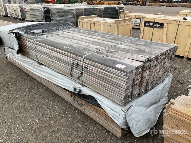 Quantity of (2) Pallets of 5/4x6x12 Cedar Decking Tablas de madera ...