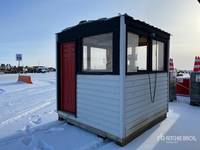 8 ft x 8 ft Skid-Mounted Insulated Guard Shack | Ritchie Bros. Auctioneers