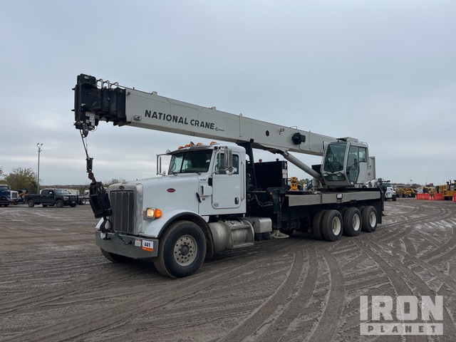 National NBT40 40 ton Straight Boom on 2013 Peterbilt 320 8x6 Boom ...