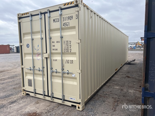 40 ft High Cube Storage Container | Ritchie Bros. Auctioneers
