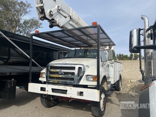 2014 Terex Hi-Ranger 5TC-55 55 ft on 2015 Ford F-750 XL 4x4 Bucket Truck in Fontana, California ...