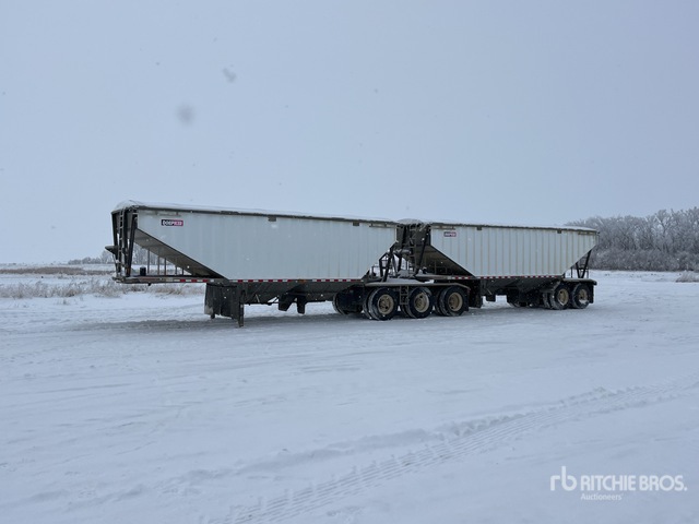 2015 Doepker Super B 28 ft Tri/A Super B-Train Lead Grain Trailer ...