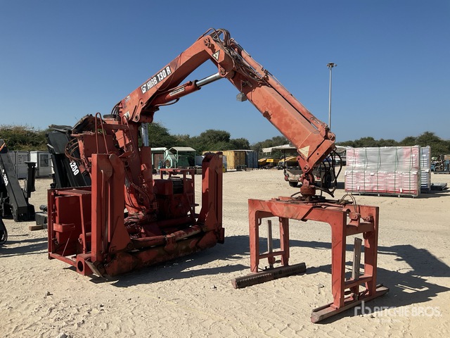 Hiab 130R Hydraulic Knuckle Boom Crane w/ Block Clamp - Fits Truck ...