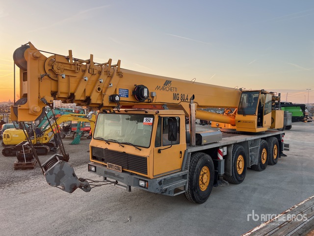 2001 Marchetti MG8045 All Terrain Crane | Ritchie Bros. Auctioneers