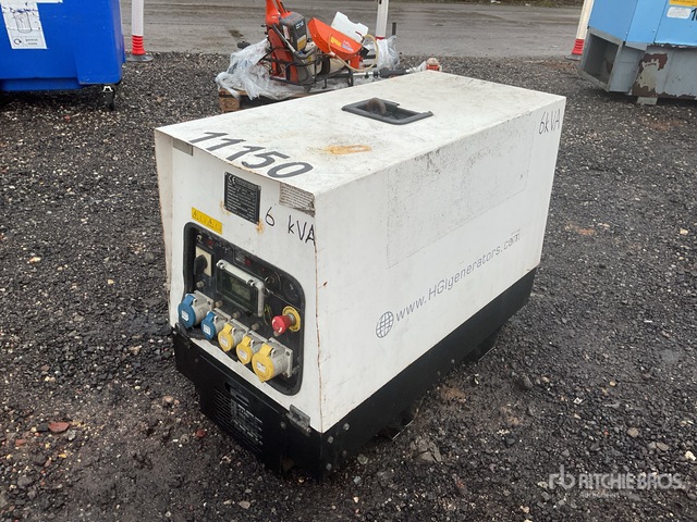 Harrington SKD60-1 6 kVA Skid-Mounted Portable Generator Set | Ritchie ...