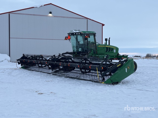 2017 John Deere W155 40 ft Swather Windrower | Ritchie Bros. Auctioneers