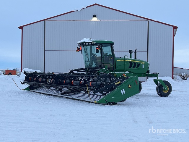 2017 John Deere W155 40 ft Swather Windrower | Ritchie Bros. Auctioneers