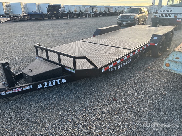 2025 Industrias America 227T 10410 lb 22 ft T/A Tilt Deck Trailer ...