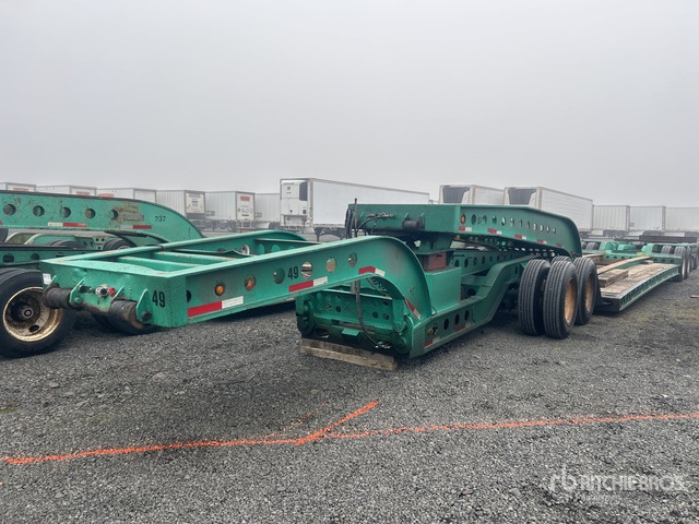1985 Cozad 9/Axle Removable Gooseneck Remorque Surbaissée | Ritchie ...