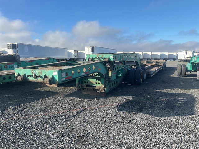 1988 Cozad 9/Axle Removable Gooseneck Remorque Surbaissée | Ritchie ...