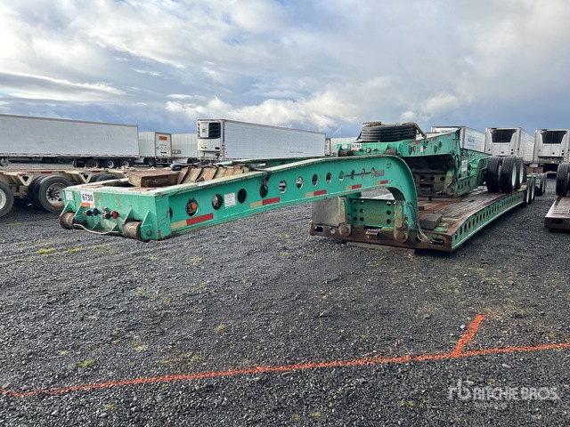 1991 Cozad 9/Axle Removable Gooseneck Lowboy Trailer | Ritchie Bros ...