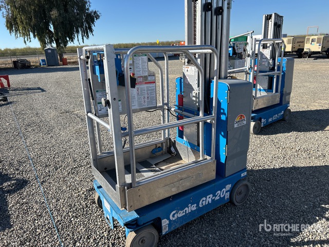 2016 Genie GR20 Vertical Mast Lift | Ritchie Bros. Auctioneers