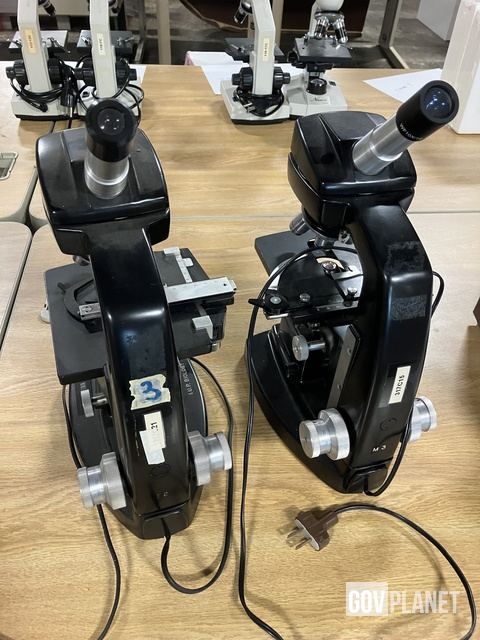BAUSCH & LOMB Microscopes School University Science Lab Equipment lot ...
