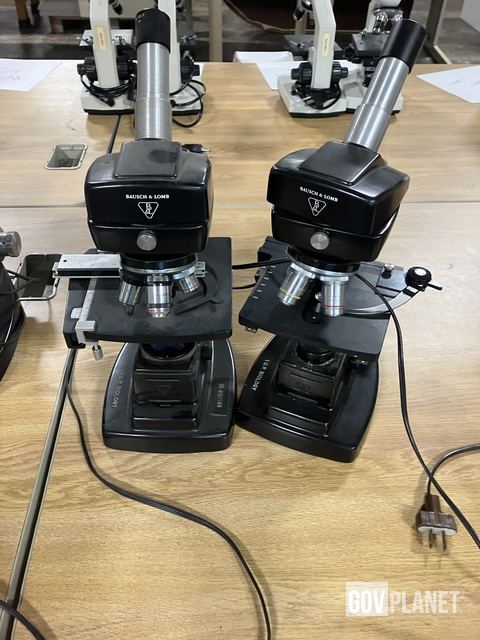 BAUSCH & LOMB Microscopes School University Science Lab Equipment lot ...