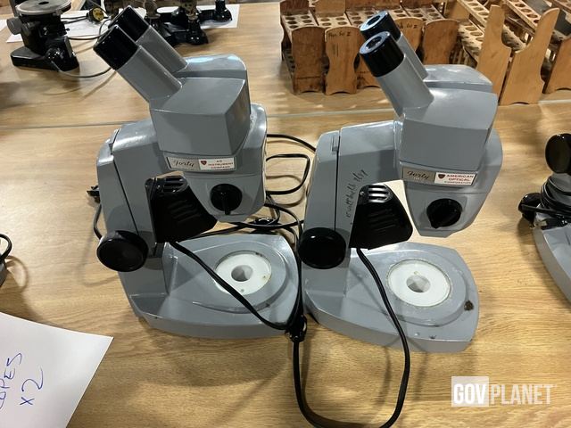 Surplus AMERICAN OPTICAL Microscopes School University Science Lab ...
