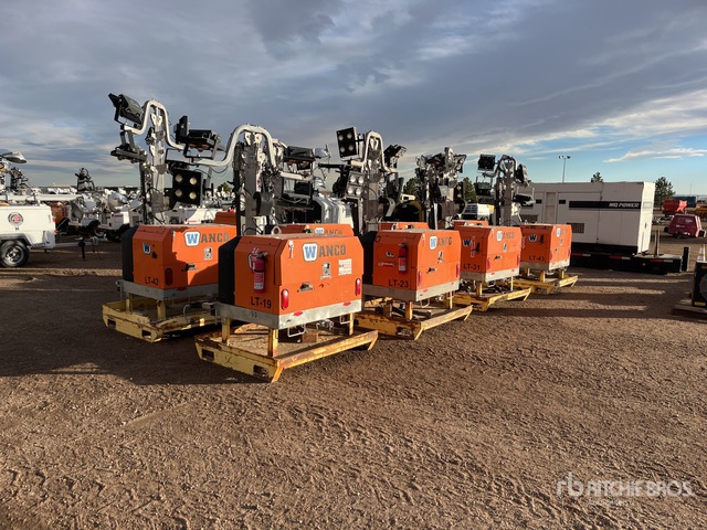 Quantity of (8) Wanco WLTT Skid-Mounted Light Tower | Ritchie Bros ...