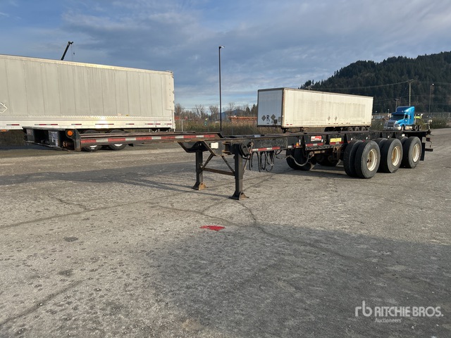 2004 Max Atlas Tri/A Extendable Container Trailer | Ritchie Bros ...